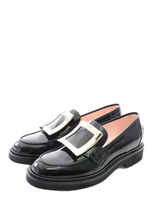 ROGER VIVIER 2020s Viv Ranger Buckle Loafers - Black