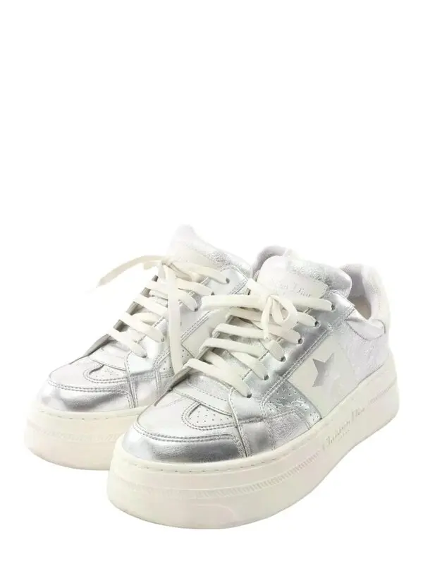 Dior 2000s Star Platform Sneakers - Silver