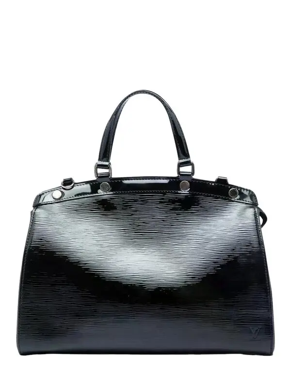LOUIS VUITTON 2011 Electric Epi Brea Mm Satchel - Black