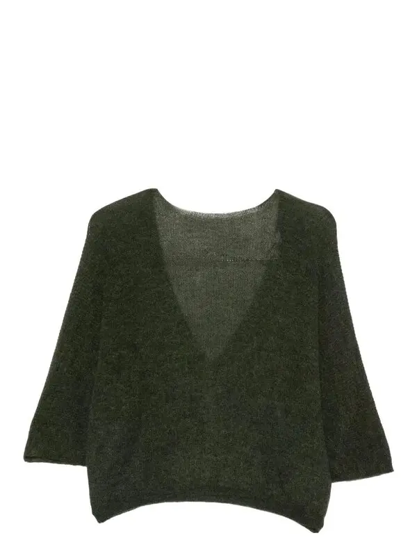 Ba&sh Button-embellished Cardigan - Green