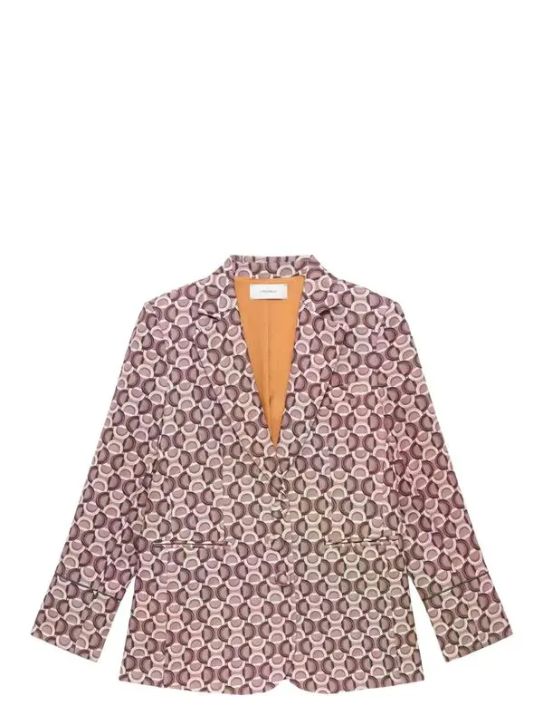 Malìparmi Graphic Orbit Blazer - Purple