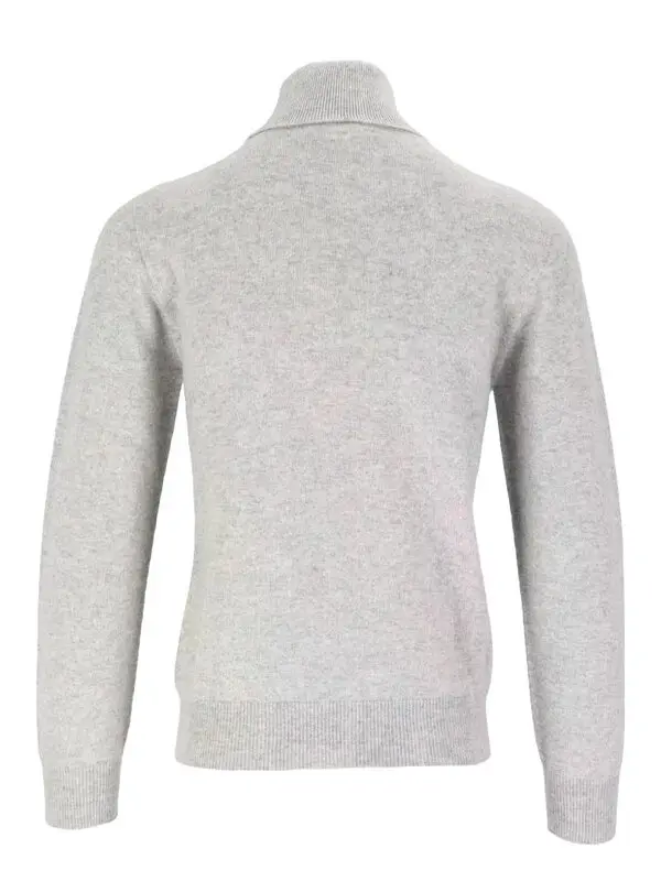 KANGRA Roll-neck Long-sleeve Sweater - Grey