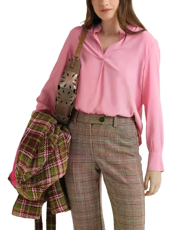 Malìparmi Crêpe-de-chine Kaftan - Pink