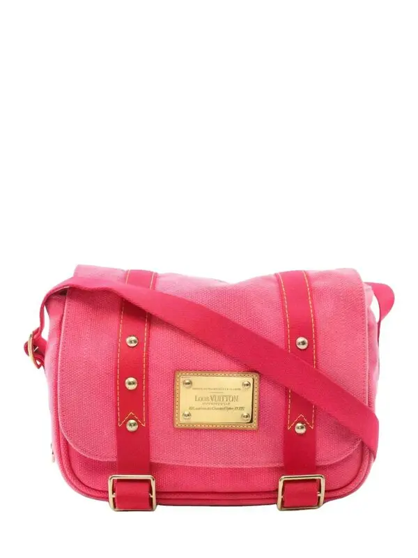LOUIS VUITTON 2006 Pm Besace Cross Body Bag - Pink