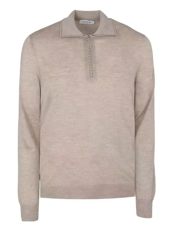 GRAN SASSO Quarter-zip Sweater - Neutrals