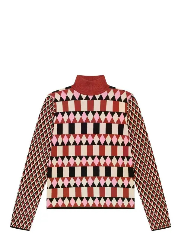 Malìparmi Jacquard-knit Sweater - Red