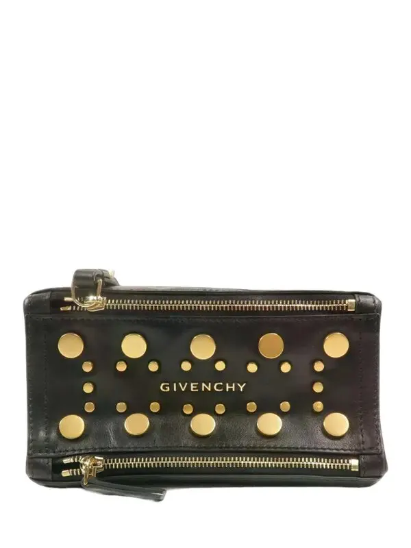 Givenchy Pandora Studded Clutch Bag - Black