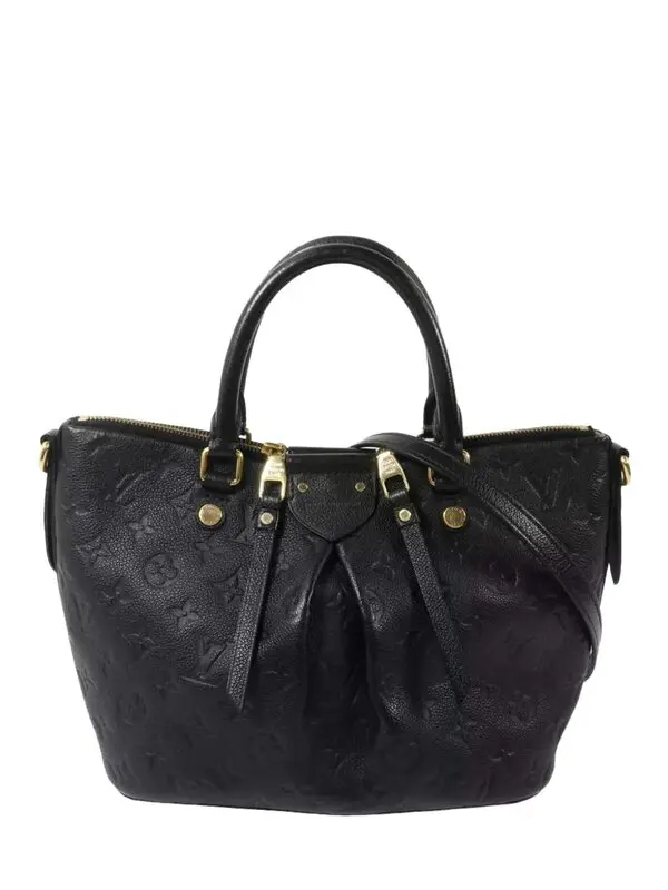 LOUIS VUITTON Pm Mazarine Monogram Empreinte Tote Bag - Black