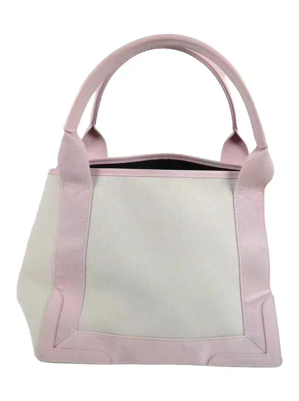Balenciaga Navy Cabas Shoulder Bag - Neutrals