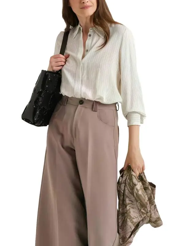 Malìparmi Pinstripe-effect Shirt - Neutrals