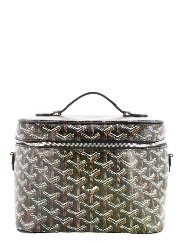 Goyard Muse Vanity Case Coated Canvas Pouch - Black