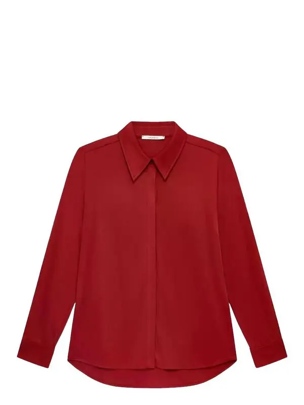 Malìparmi Plane Polly Concealed-button Shirt - Red