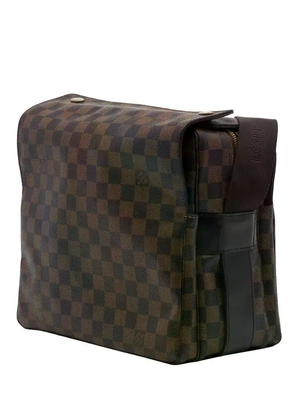 LOUIS VUITTON 2011 Damier Ebene Naviglio Crossbody Bag - Brown