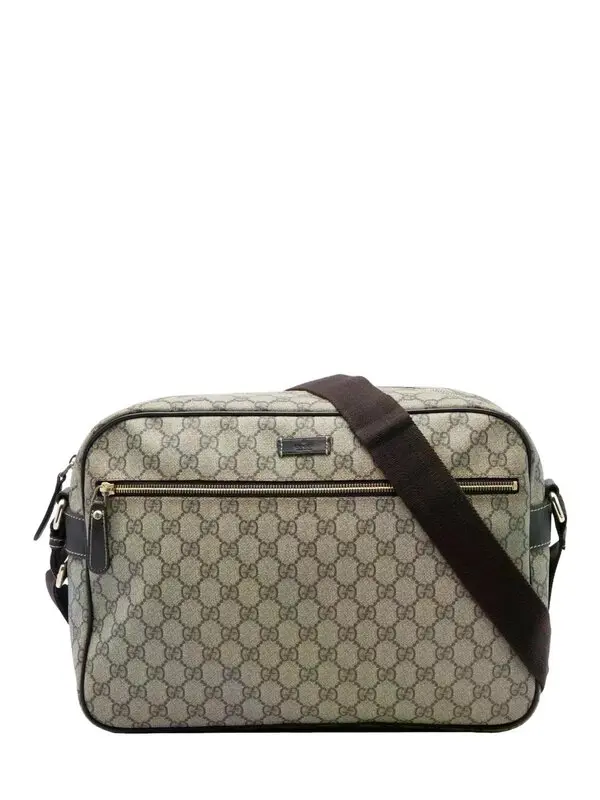 Gucci 2016-2026 Gg Supreme Crossbody Bag - Neutrals