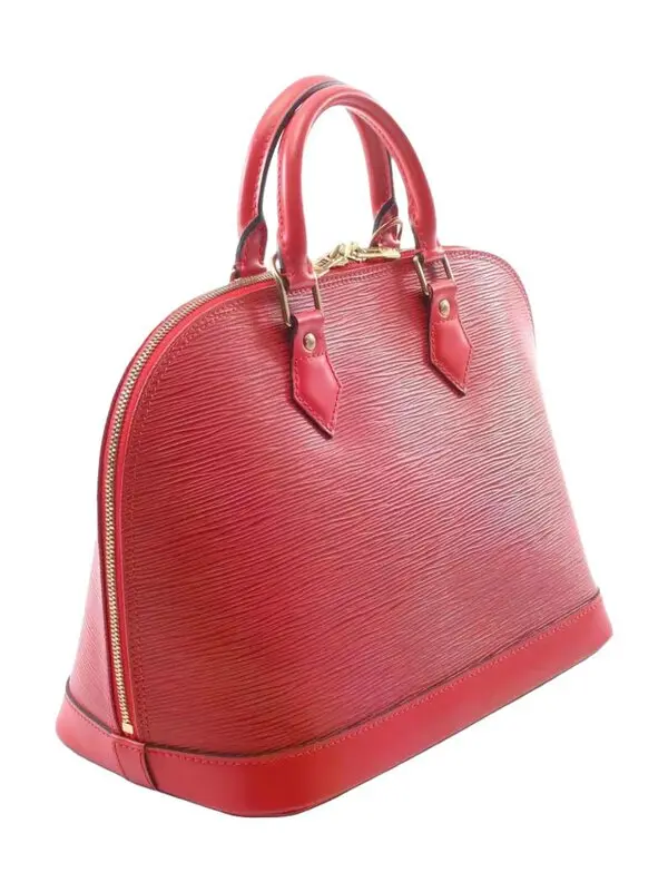 LOUIS VUITTON 1998 Alma Épi Leather Handbag - Red