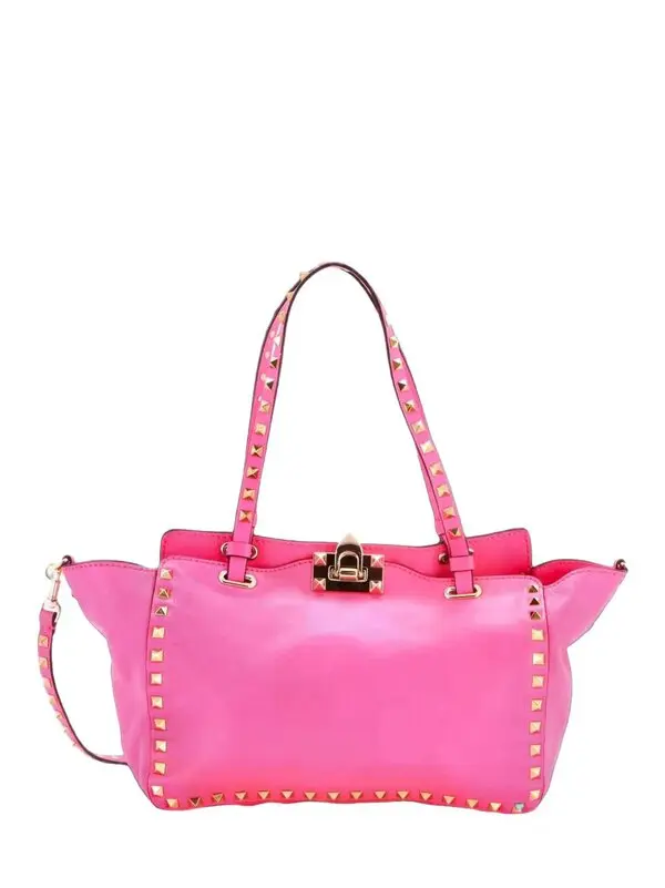 Valentino Garavani Rockstud Soft Leather Small Tote Bag - Pink