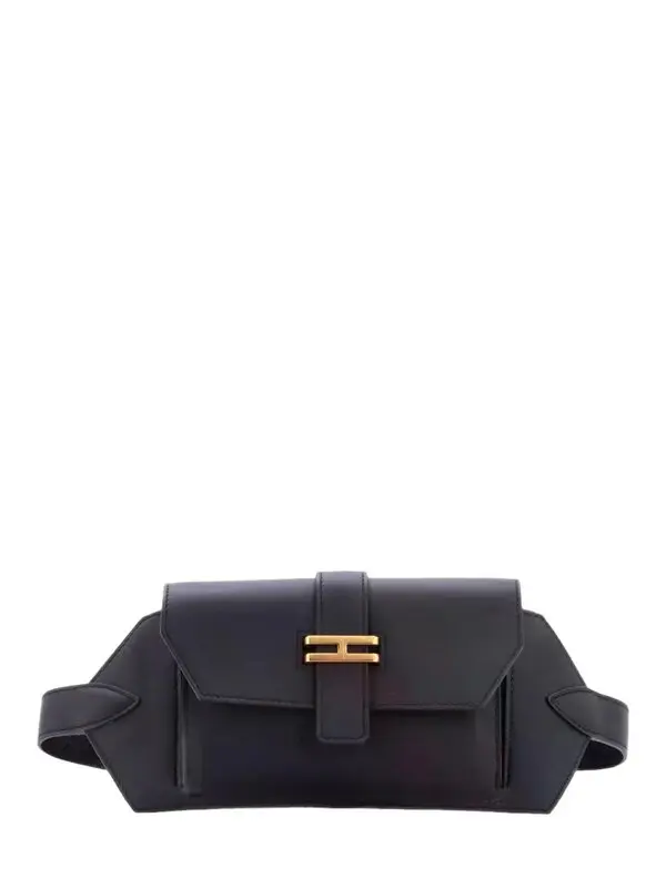 Hermès Elan Pocket 24 Swift Belt Bag - Black