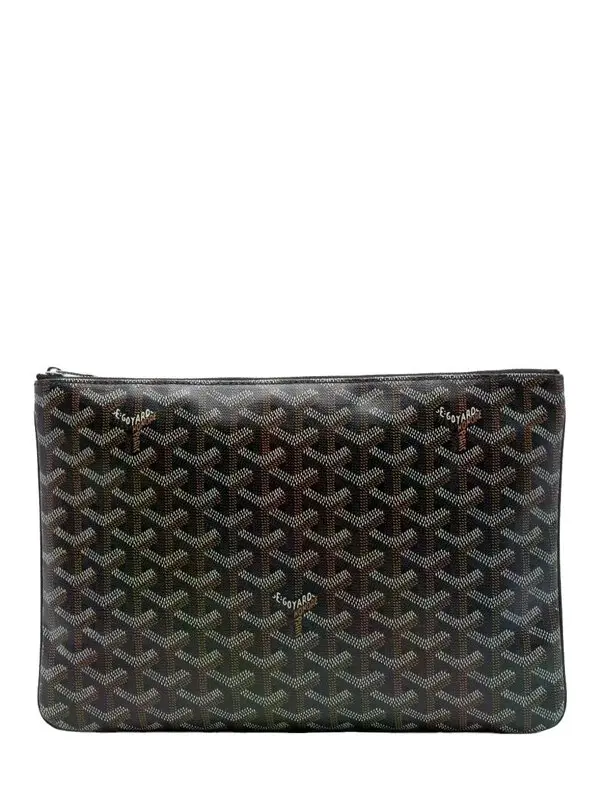 Goyard 2018 Goyardine Senat Mm Clutch Bag - Black