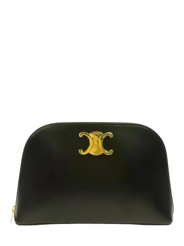 Celine Triomphe Pouch - Black