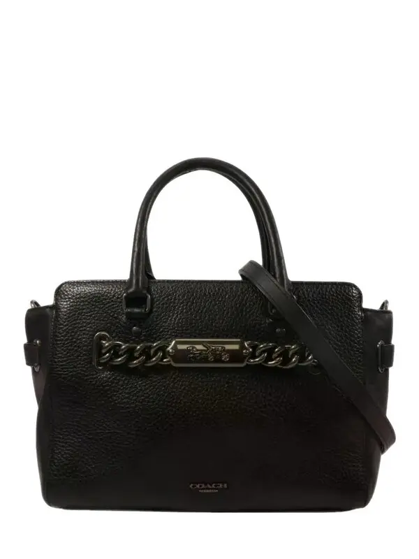 COACH VINTAGE Chain-detail Shoulder Bag - Black