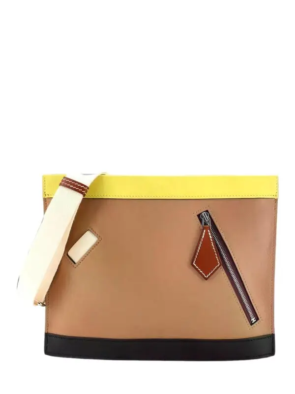 Hermès Colormatic Horizontal Bag Barenia And Swift Shoulder Bag - Black