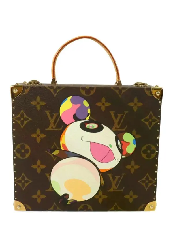 LOUIS VUITTON X Takashi Murakami Monogram Panda Jewellery Handbag - Brown