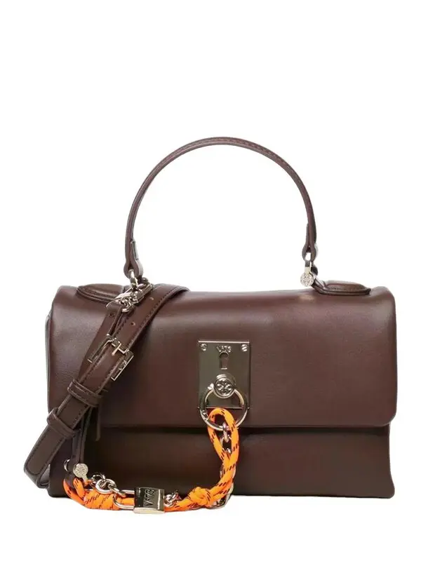 V°73 Alabastro Woven-chain Tote Bag - Brown