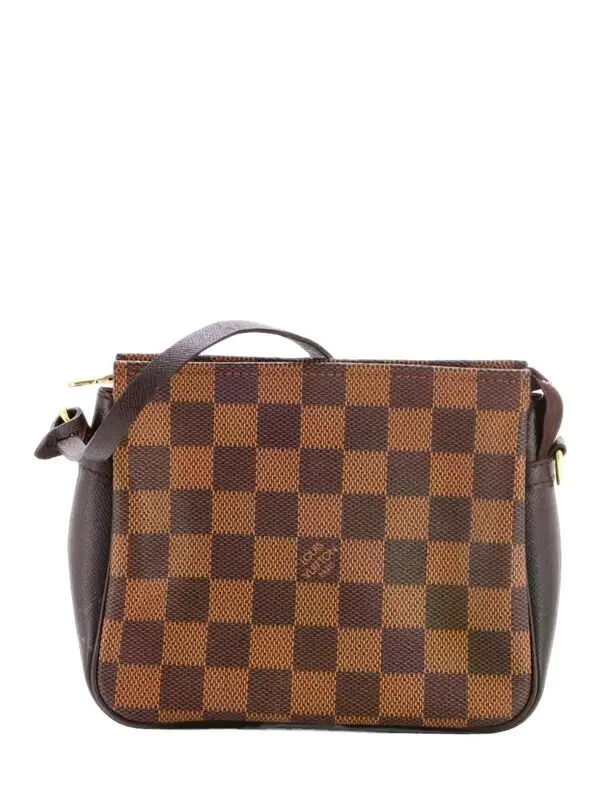 LOUIS VUITTON Trousse Make Up Bag Damier Pouch - Brown