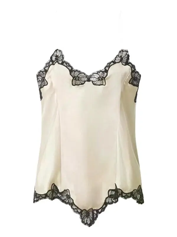 Isabel Marant Étoile Amael Lace-trim Camisole - Neutrals
