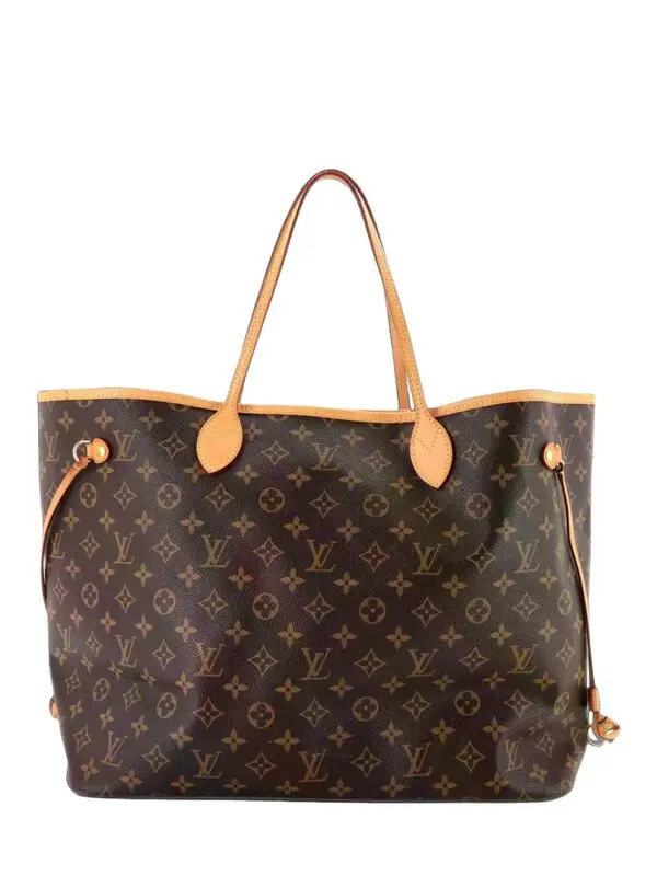 LOUIS VUITTON Neverfull Nm Monogram Canvas Gm Tote Bag - Brown