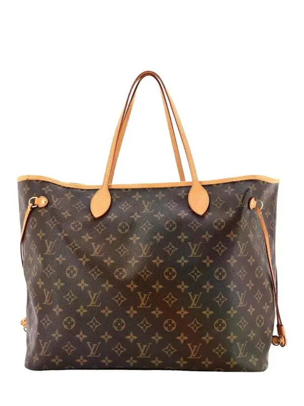 LOUIS VUITTON Neverfull Nm Monogram Canvas Gm Tote Bag - Brown