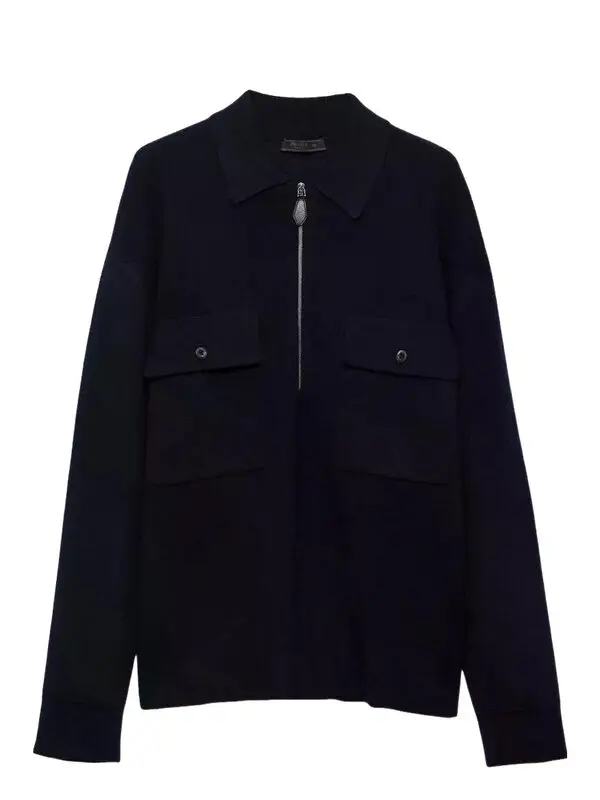 Prada Cashmere Polo Shirt - Blue