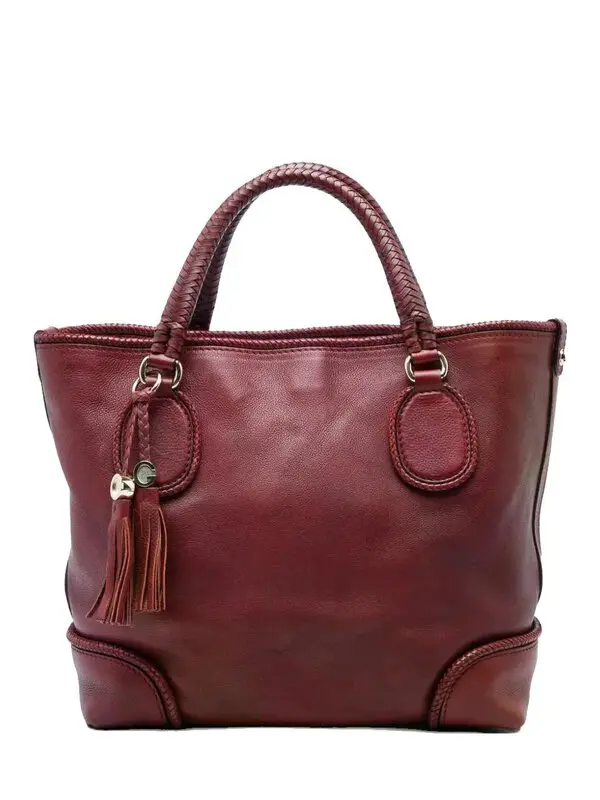 Gucci 2016-2026 Calfskin Marrakech Tote Bag - Red