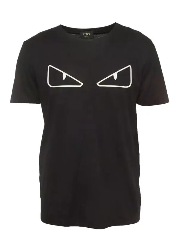 Fendi Bag Bugs-appliqué T-shirt - Black
