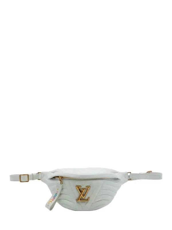 LOUIS VUITTON 2019 Calfskin New Wave Bumbag Belt Bag - White