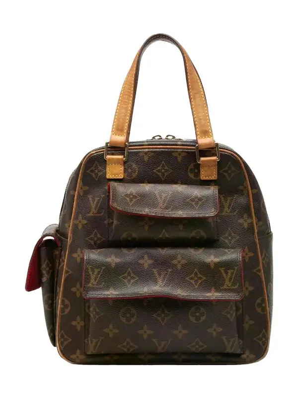 LOUIS VUITTON 2002-2020 Monogram Excentri Cite Handbag - Brown