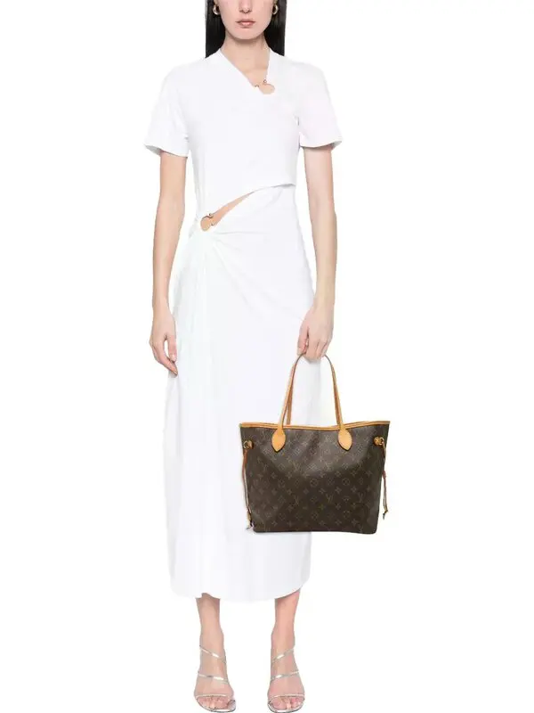 LOUIS VUITTON 2009 Monogram Neverfull Mm Tote Bag - Brown