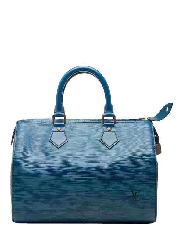 LOUIS VUITTON 1991 Epi Speedy 25 Boston Bag - Blue