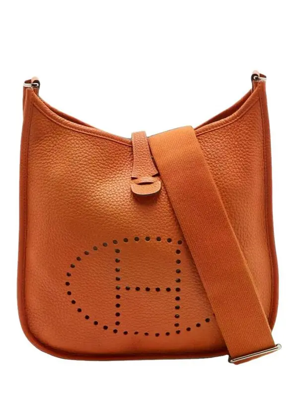 Hermès 2010 Pm Evelyne Iii Perforated Shoulder Bag - Orange