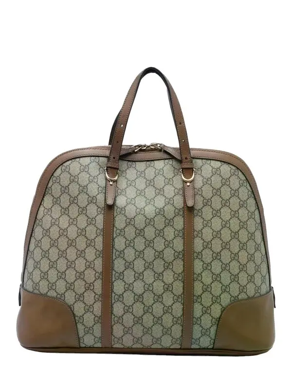 Gucci 2016-2026 Large Gg Supreme Nice Dome Top Handle Bag Tote Bag - Neutrals