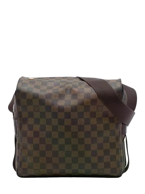 LOUIS VUITTON 2008 Damier Ebene Naviglio Crossbody Bag - Brown