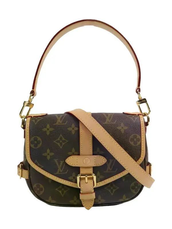 LOUIS VUITTON Monogram Saumur Bb Shoulder Bag - Brown