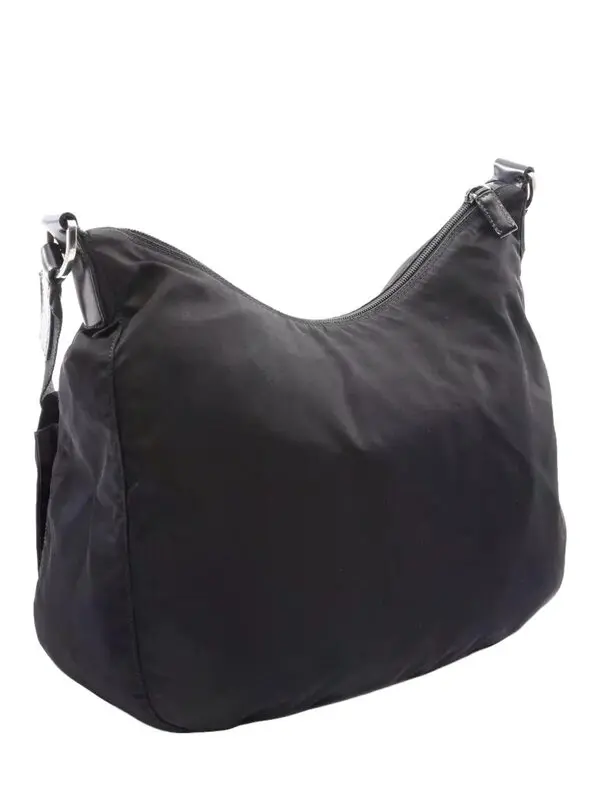 Prada 2000s Triangle-logo Cross Body Bag - Black