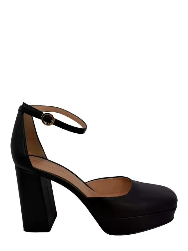 GIANVITO ROSSI 2021 Basette Platform Pumps - Black