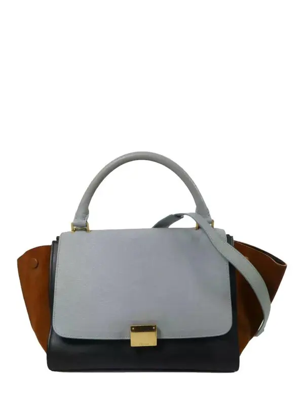 Celine Small Trapeze Tote Bag - Blue
