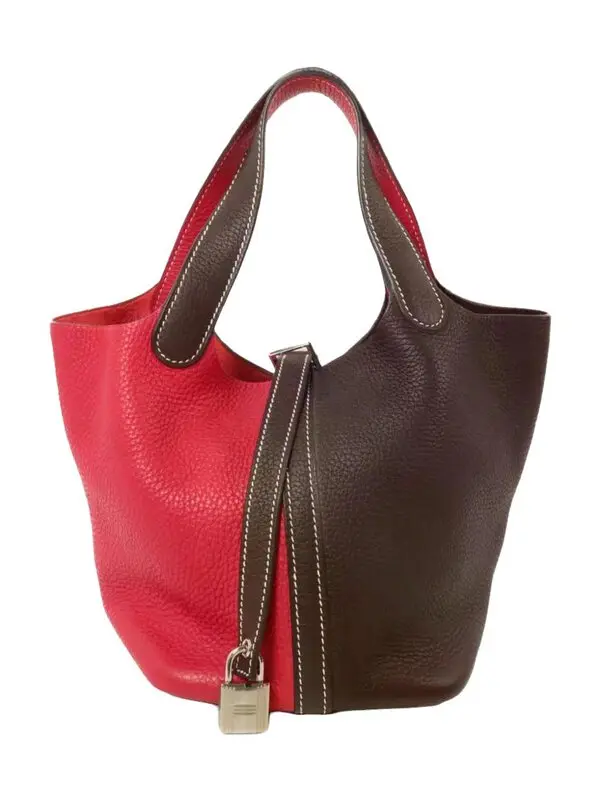 Hermès Picotin Leather Bucket Bag - Brown
