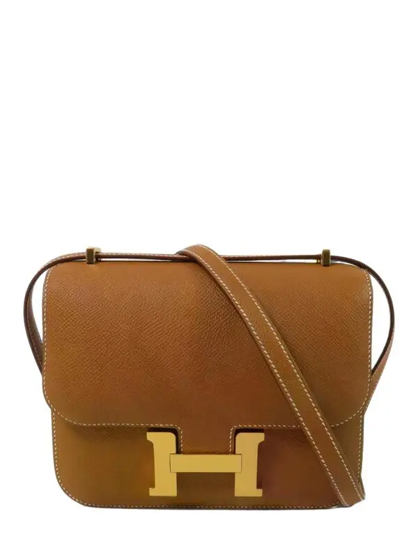 Hermès Mini Constance Shoulder Bag - Brown