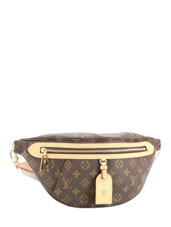 LOUIS VUITTON High Rise Bum Bag Monogram Canvas Belt Bag - Brown