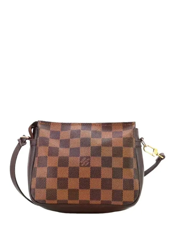 LOUIS VUITTON Trousse Make Up Bag Damier Pouch - Brown