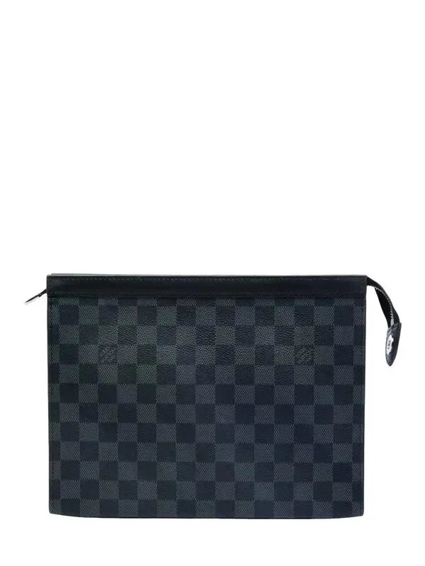 LOUIS VUITTON 2019 Damier Graphite Pochette Voyage Mm Clutch Bag - Black